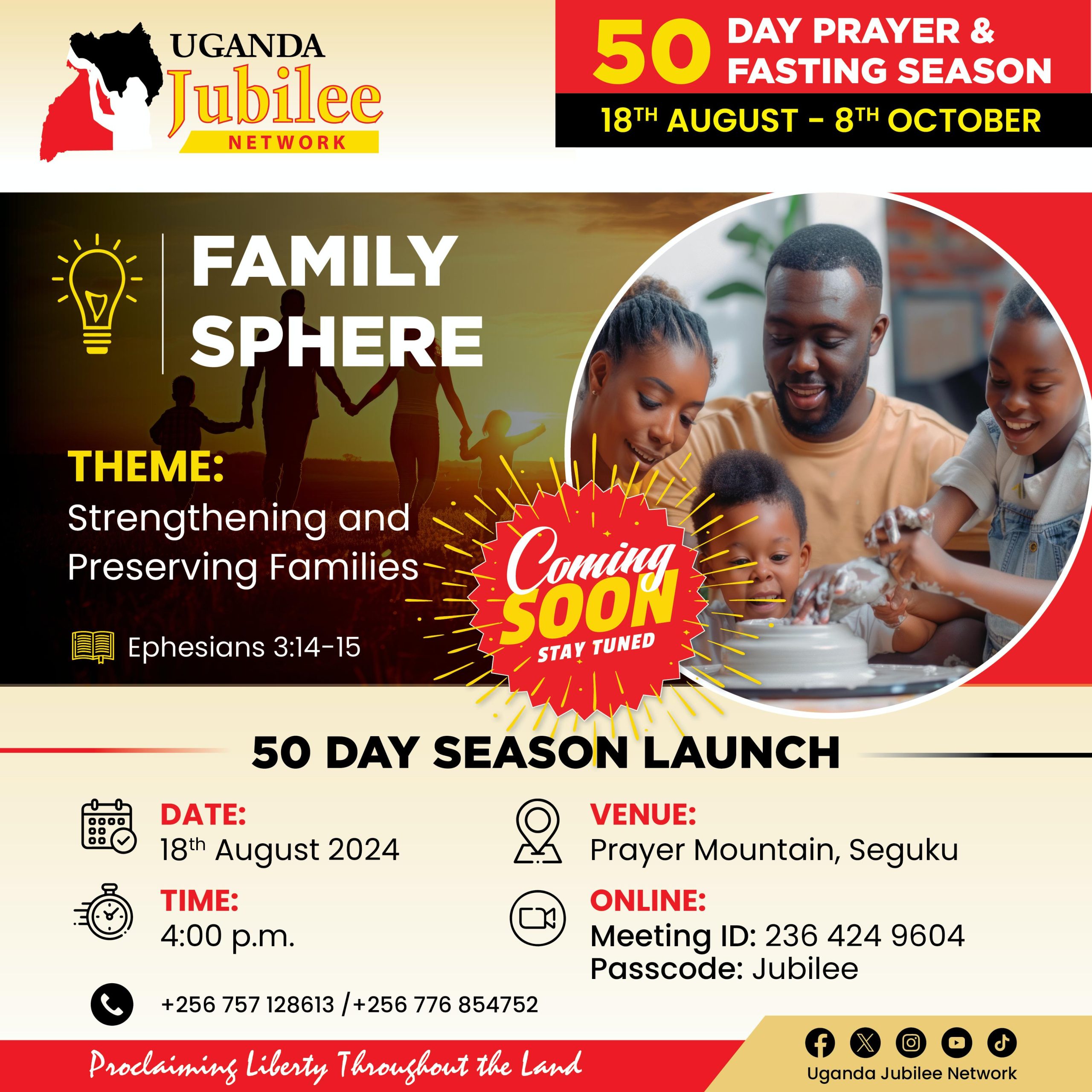 50 Day Prayer and Fasting Campaign 2024 - Uganda Jubilee Network